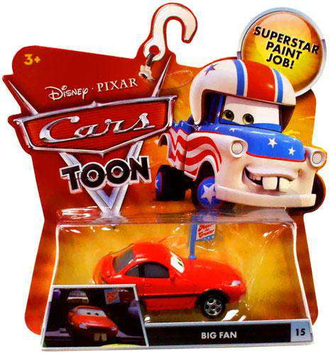 Disney Cars Main Series Big Fan Diecast Car - Walmart.com
