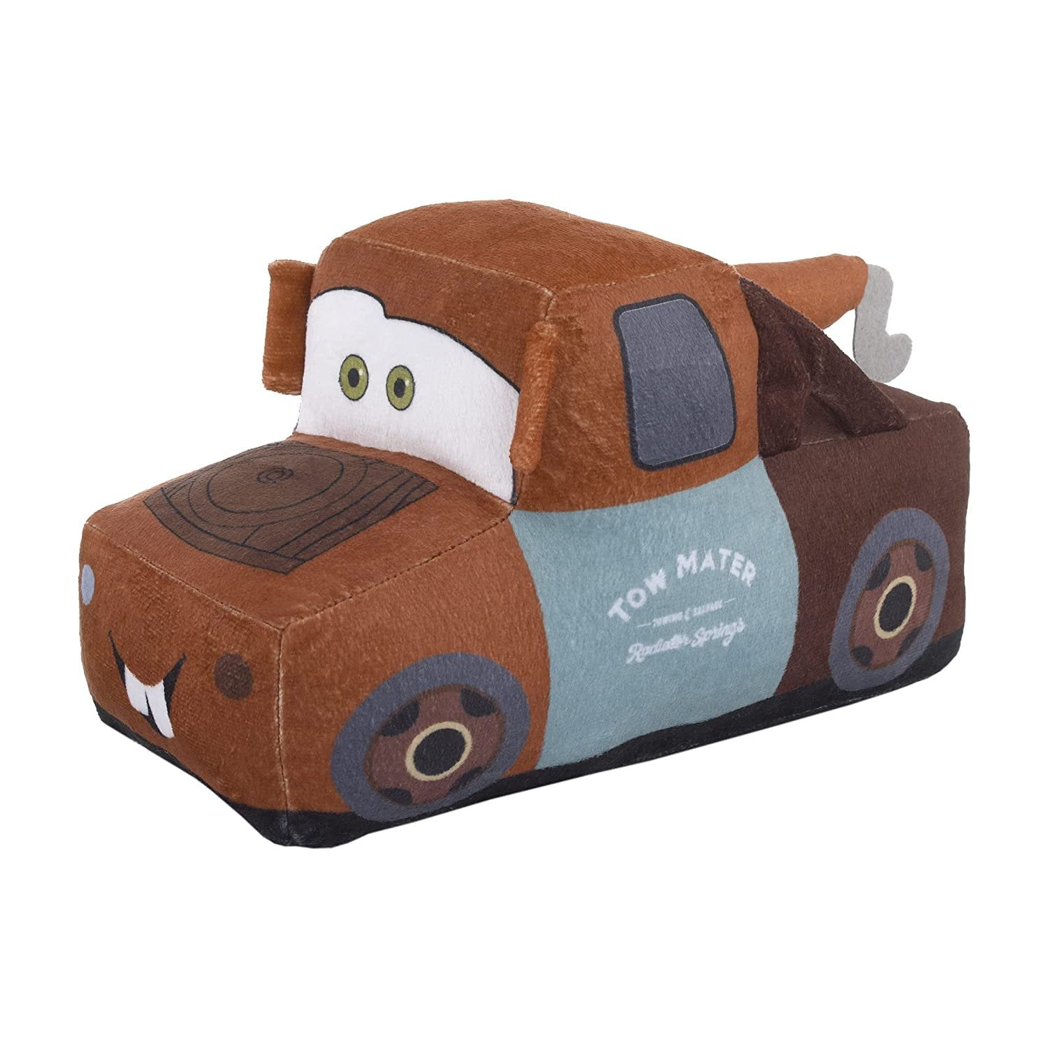 Disney Pixar Cars Mater Brown 3D Plush Decorative Toddler Pillow with ...