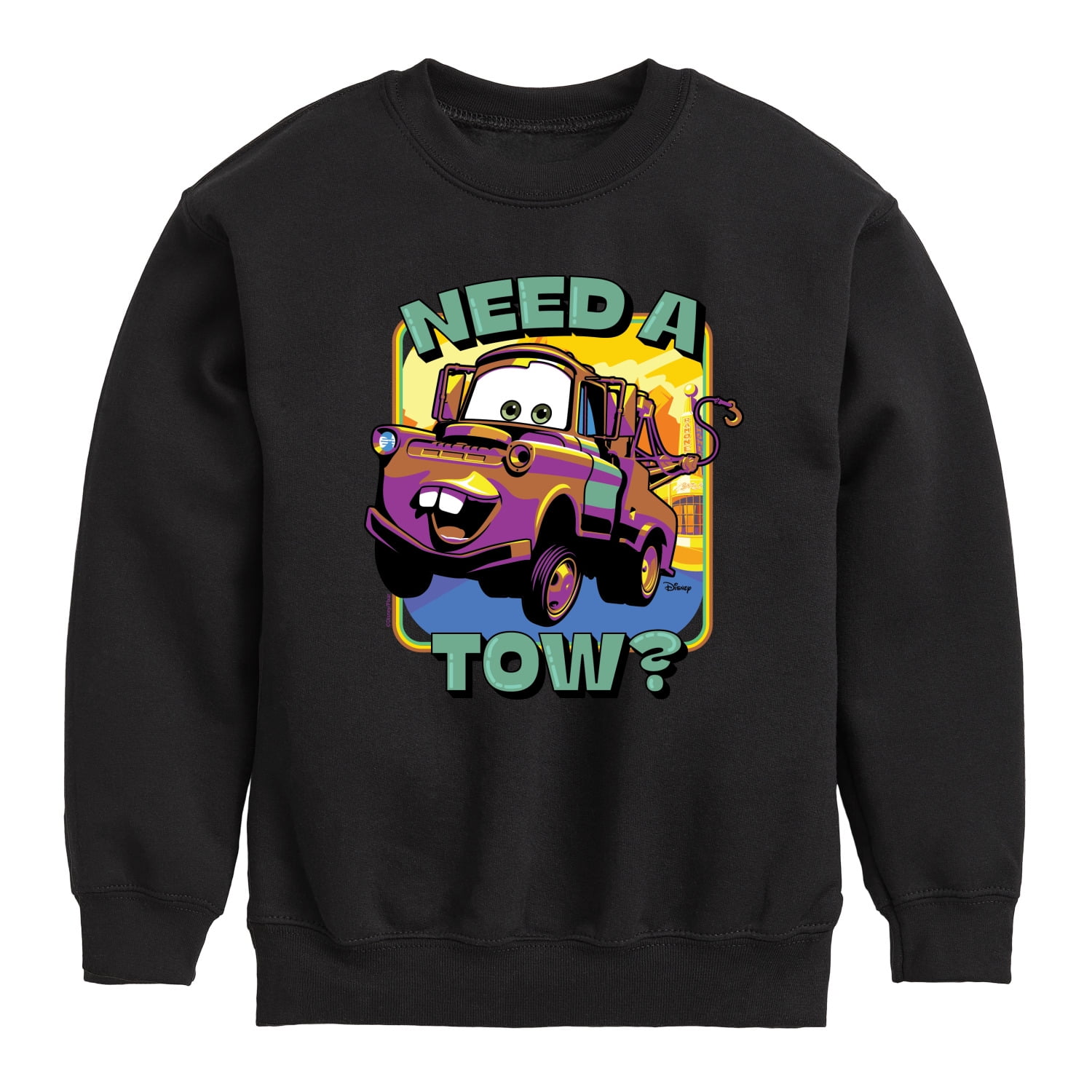Disney Cars - Mater Need A Tow - Toddler & Youth Crewneck Fleece ...