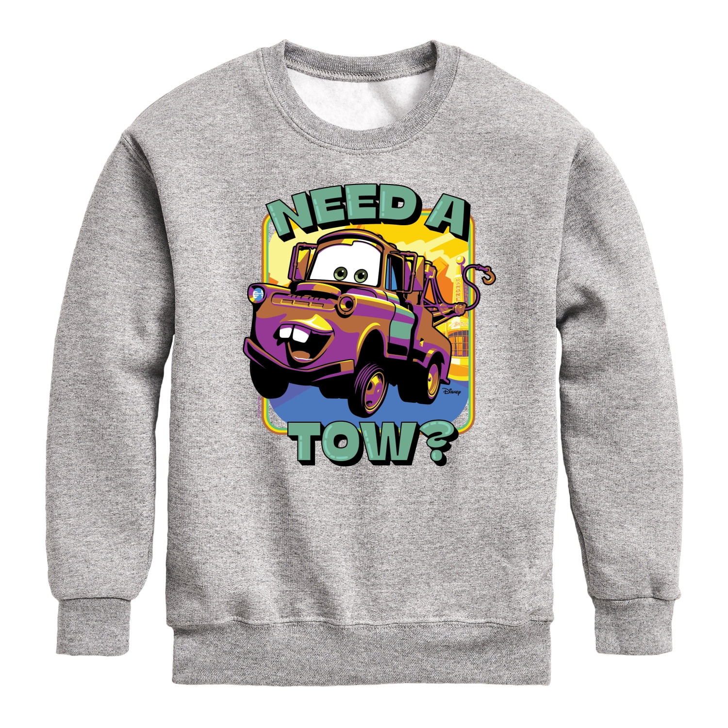 Disney Cars - Mater Need A Tow - Toddler & Youth Crewneck Fleece ...