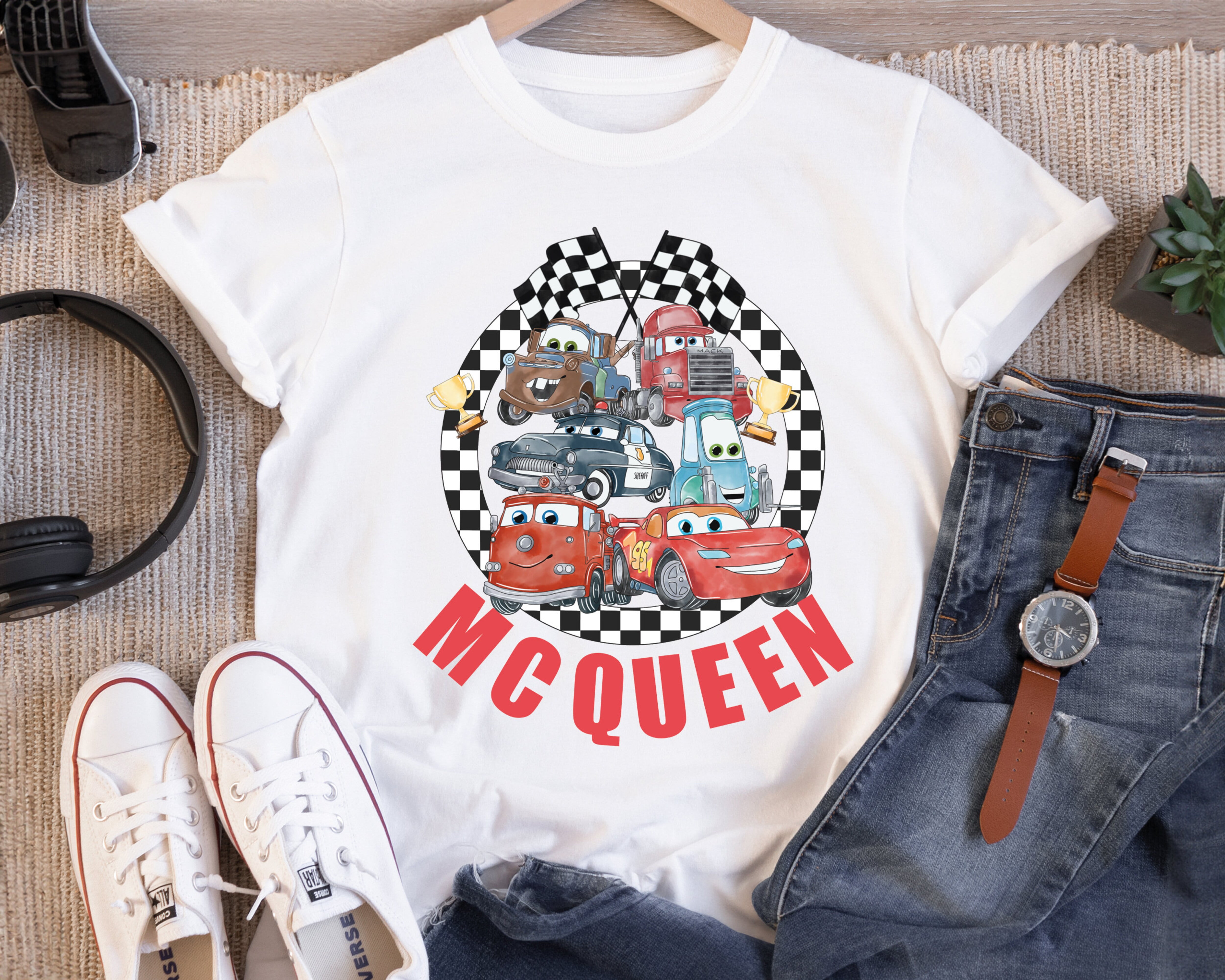 Disney Cars McQueen, Radiator Springs Shirt, Lightning McQueen And ...