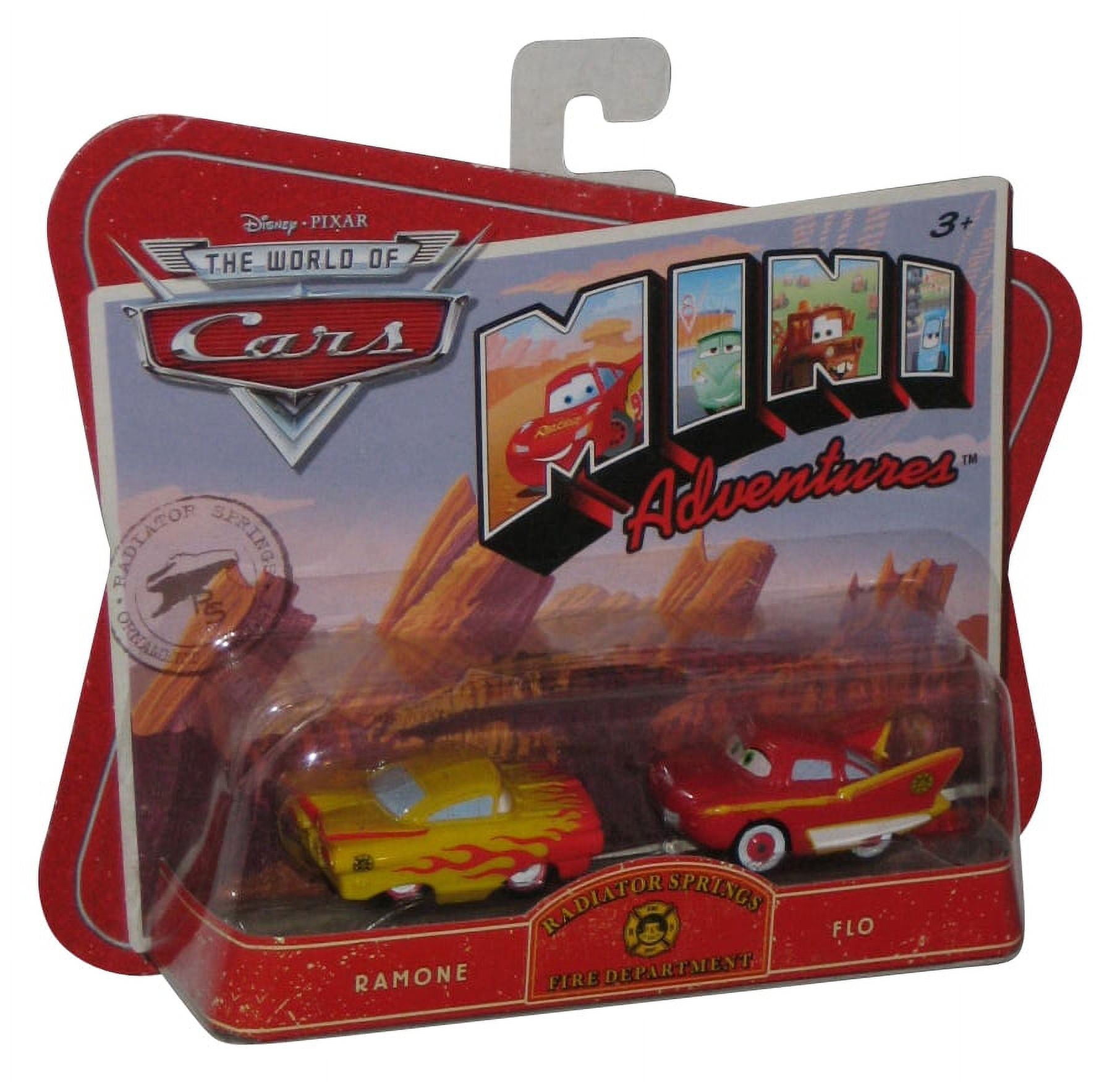 Disney Cars Mini Adventures Flo & Ramone Radiator Springs Die Cast Toy ...