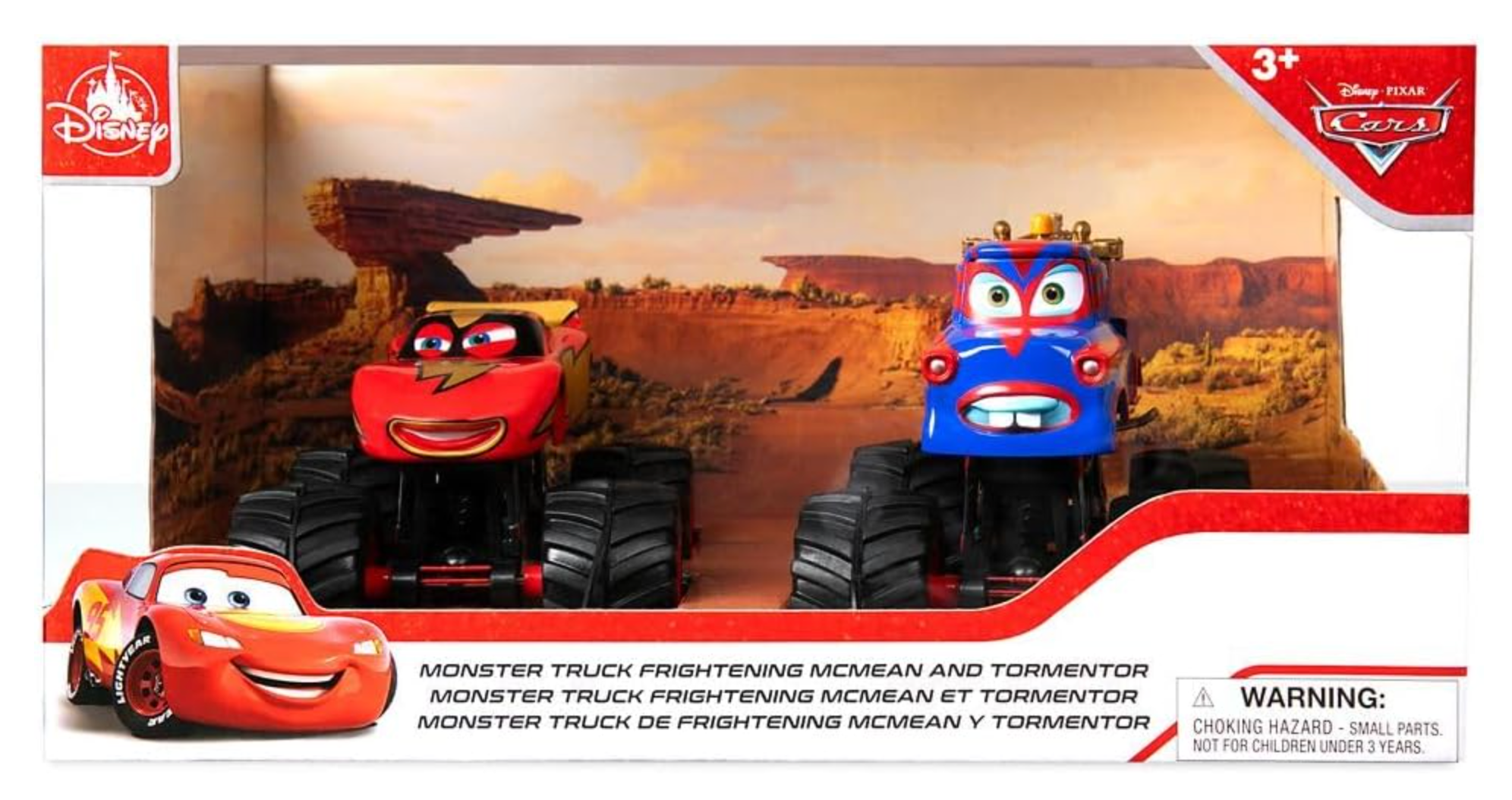Disney Cars Monster Truck Frightening McMean and Tormentor Toy Die Cast ...