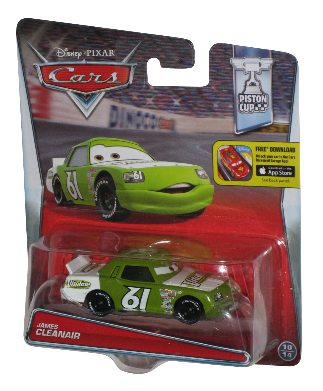 Disney Cars Movie James Cleanair Vitoline Piston Cup Die-Cast Toy Car ...