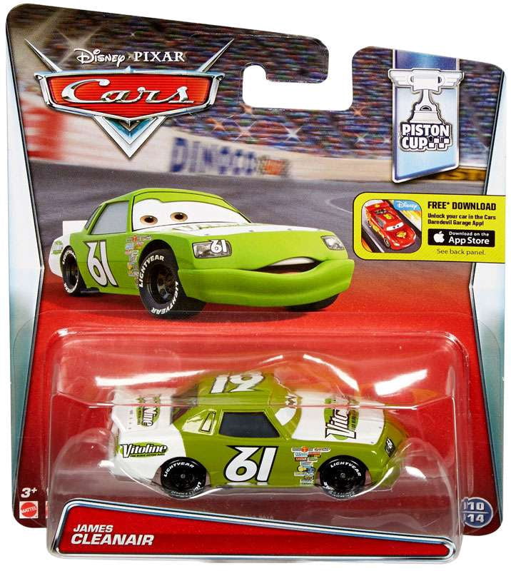 Disney Pixar Cars James Cleanair Vitoline Piston Cup Die-Cast 1:55 ...