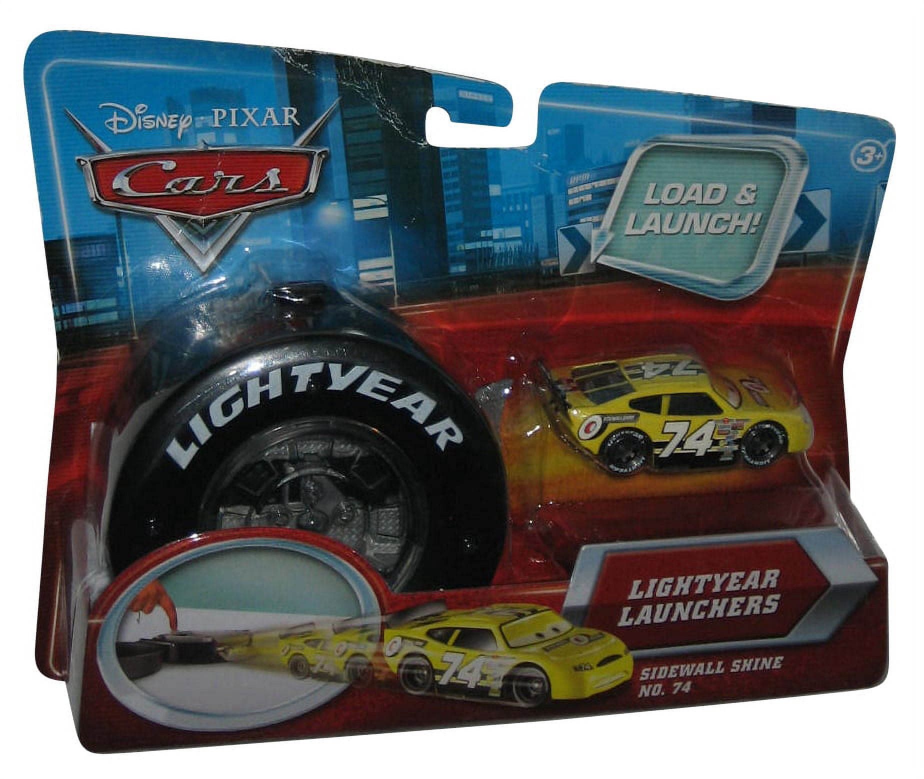 Disney Cars Movie Lightyear Launchers Sidewall Shine No. 74 Toy Car Set ...