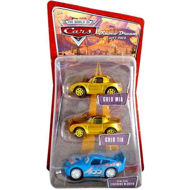 Disney Cars Multi-Packs Bling Bling Lightning McQueen Diecast Car 3-Pack - Walmart Business Supplies