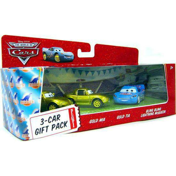 Disney Cars Multi-Packs Bling Bling McQueen 3-Car Gift Pack Diecast Car ...