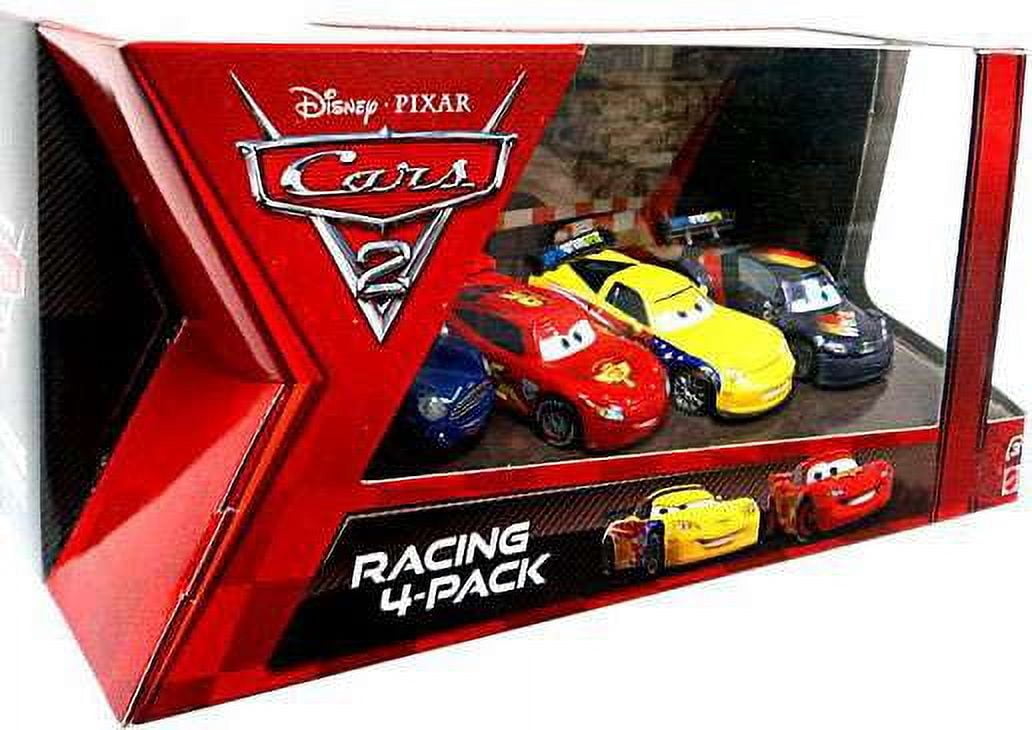 Disney Cars Multi-Packs Racing 4-Pack Diecast Car Set (Jeff Gorvette ...