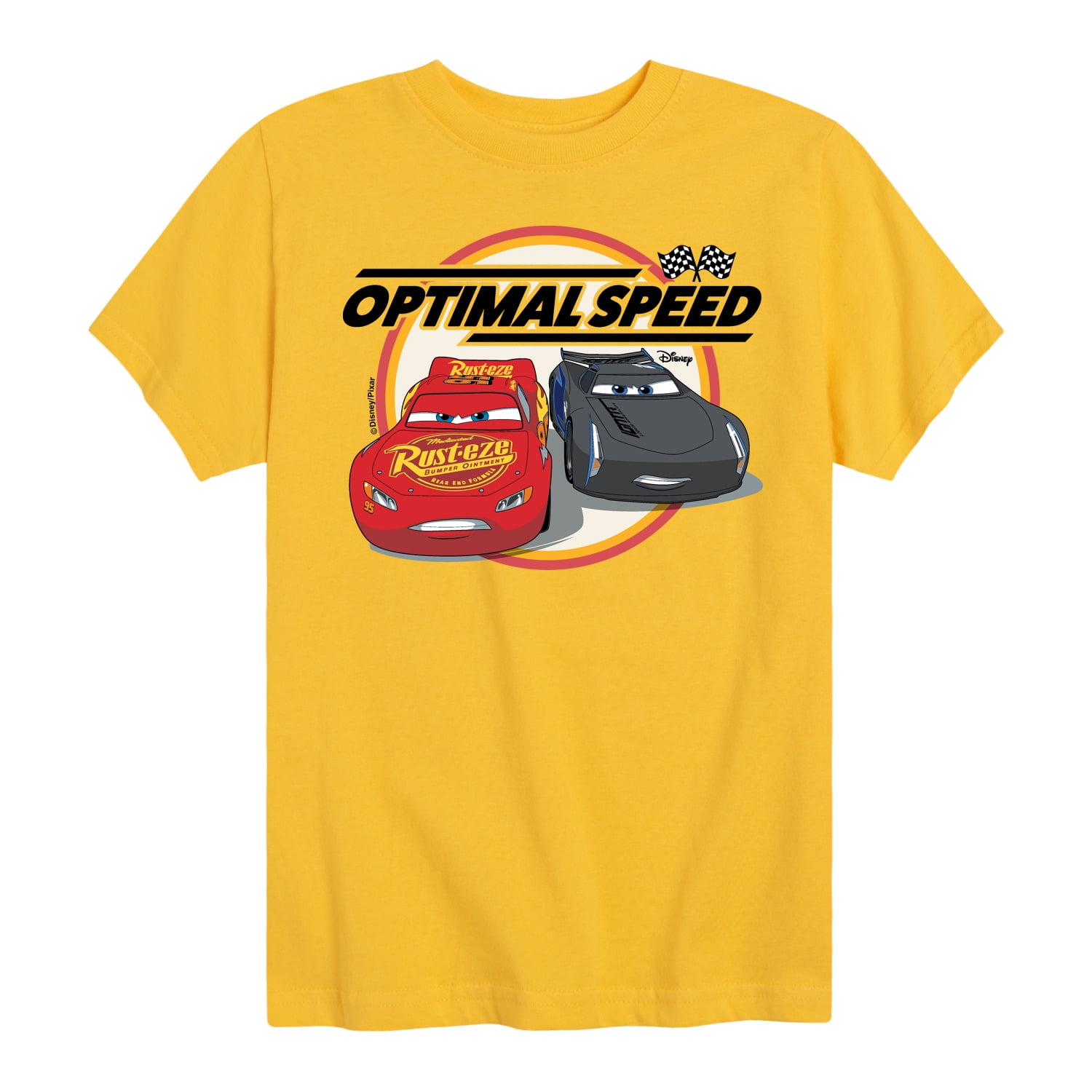 Disney - Cars - Optimal Speed - Boy's Toddler And Youth Short Sleeve ...