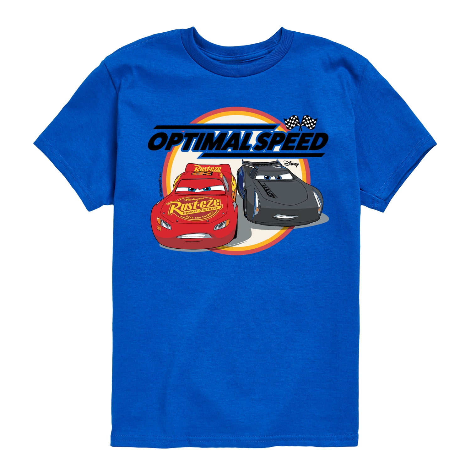 Disney - Cars - Optimal Speed - Boy's Toddler And Youth Short Sleeve ...