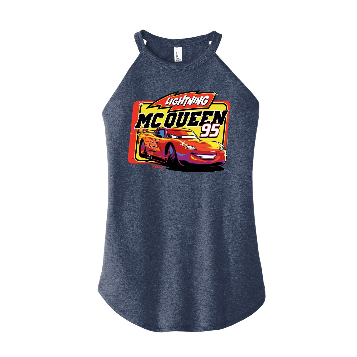 Disney Cars - Original Lightning McQueen #95 - Juniors High Neck Tank ...