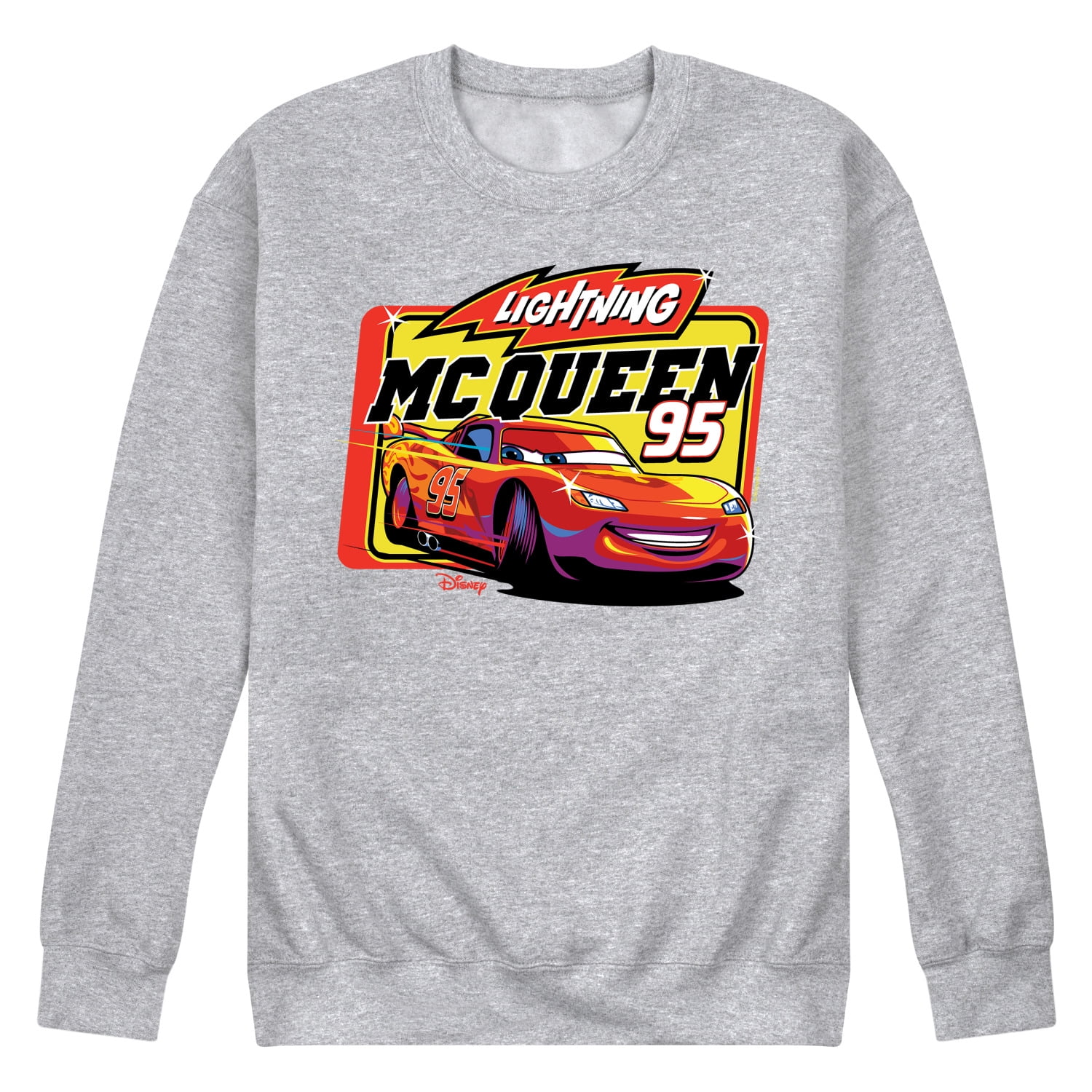Disney Cars - Original Lightning McQueen #95 - Men's Crew Neck Fleece ...