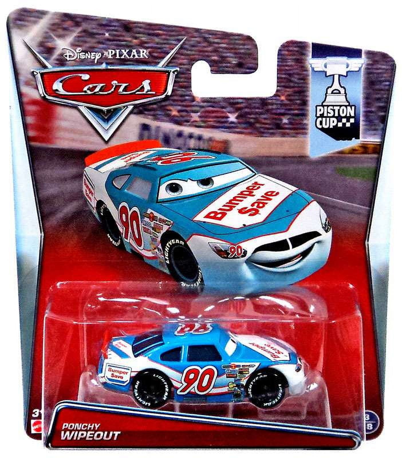Disney Cars Piston Cup Ponchy Wipeout Diecast Car 1:55 Scale - Walmart.com