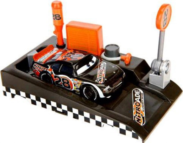Disney Cars Pit Row Race-Off Nitroade No. 28 Diecast Car (Includes ...