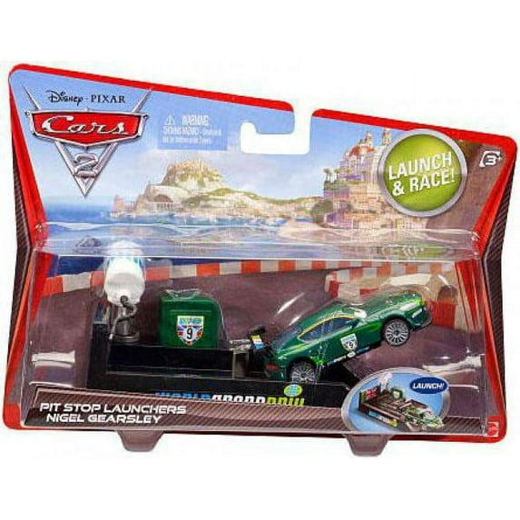 Disney Cars Pit Stop Launchers Nigel Gearsley Diecast Car (With ...