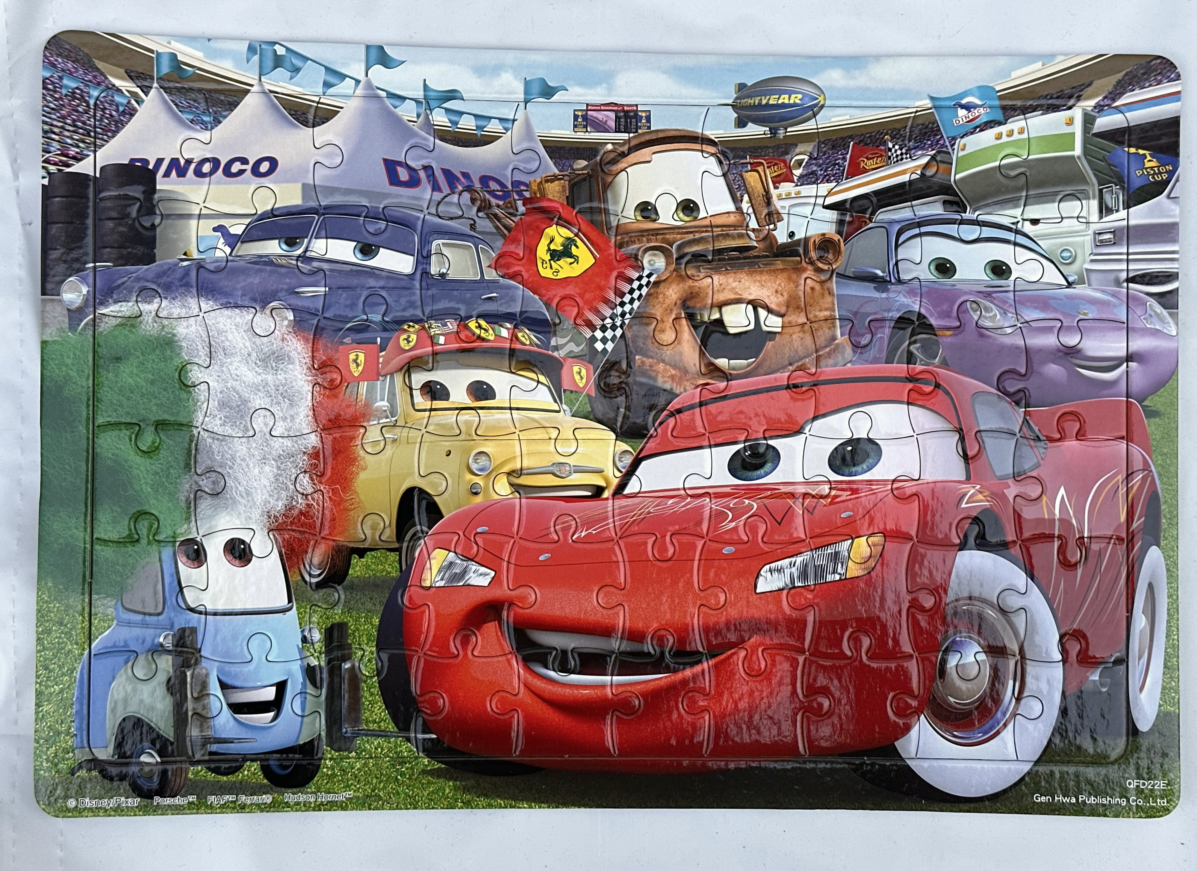 Disney Pixar Cars Lightning Mcqueen Character Puzzle Set - Kids Jigsaw ...