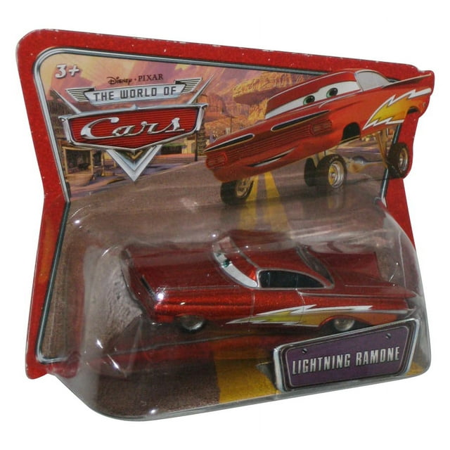 Disney Cars Red Lightning Ramone Checkout Lane Short Card Toy Car ...