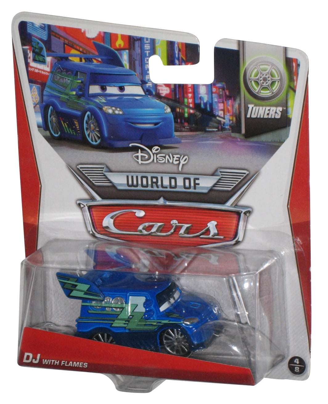 Disney Cars Series 2 DJ with Flames Diecast Car - Walmart.com