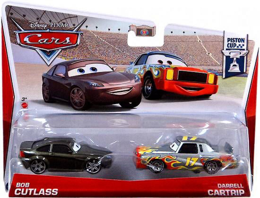 Disney Cars Series 3 Bob Cutlass & Darrell Cartrip 1:55 Diecast Car, 2 ...