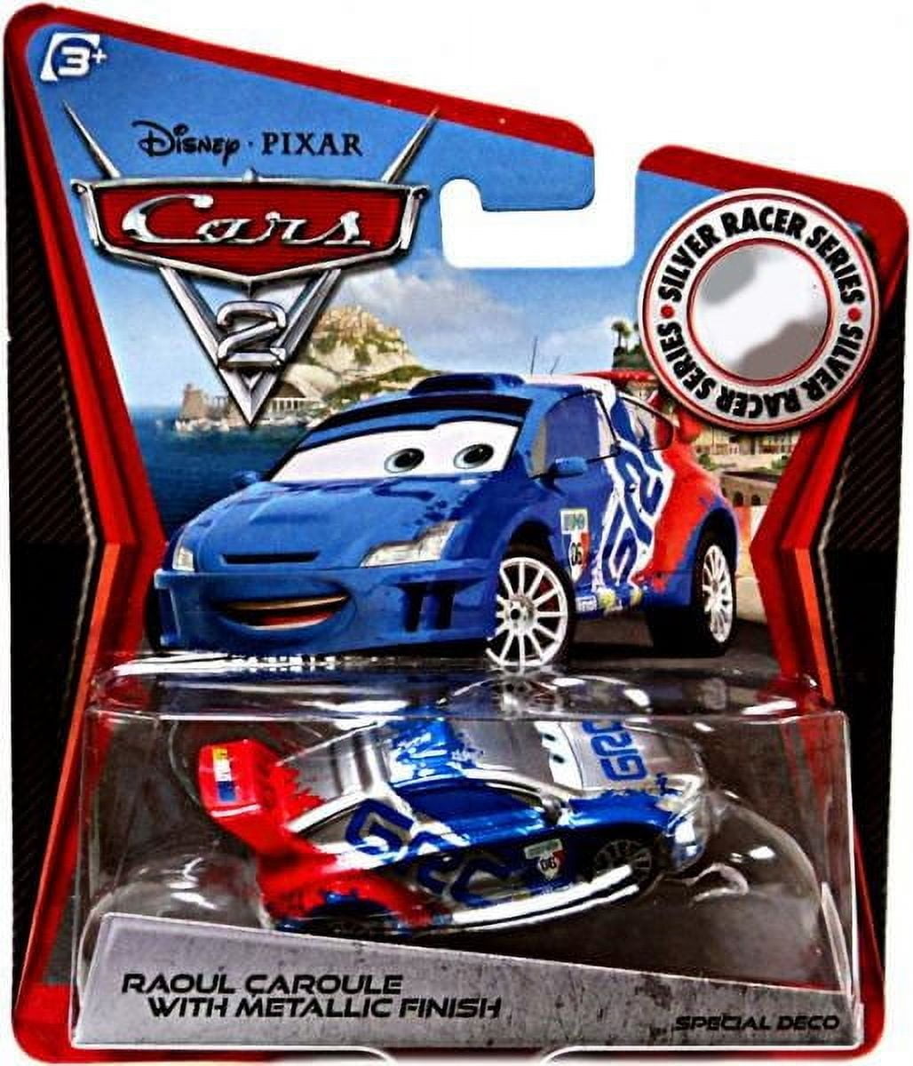 Disney Cars Silver Racer Series Raoul Caroule with Metallic Finish ...