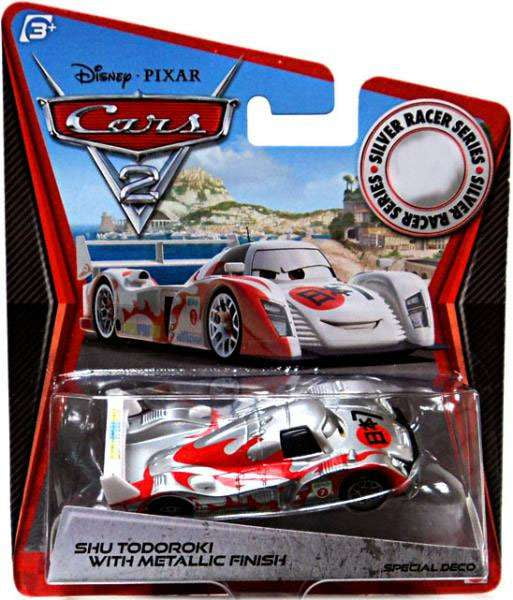 Disney Cars Silver Racer Series Shu Todoroki with Metallic Finish ...