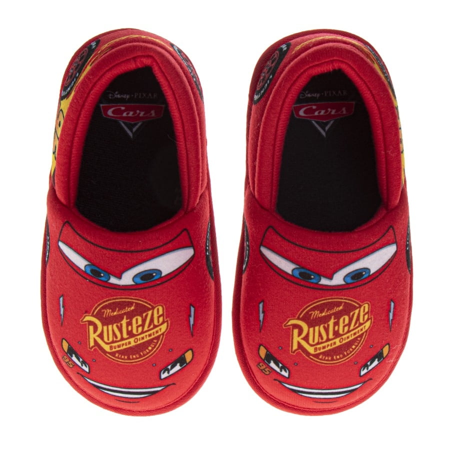 Disney Cars Slippers for Kids Lightning Mcqueen Plush Warm Soft Aline ...