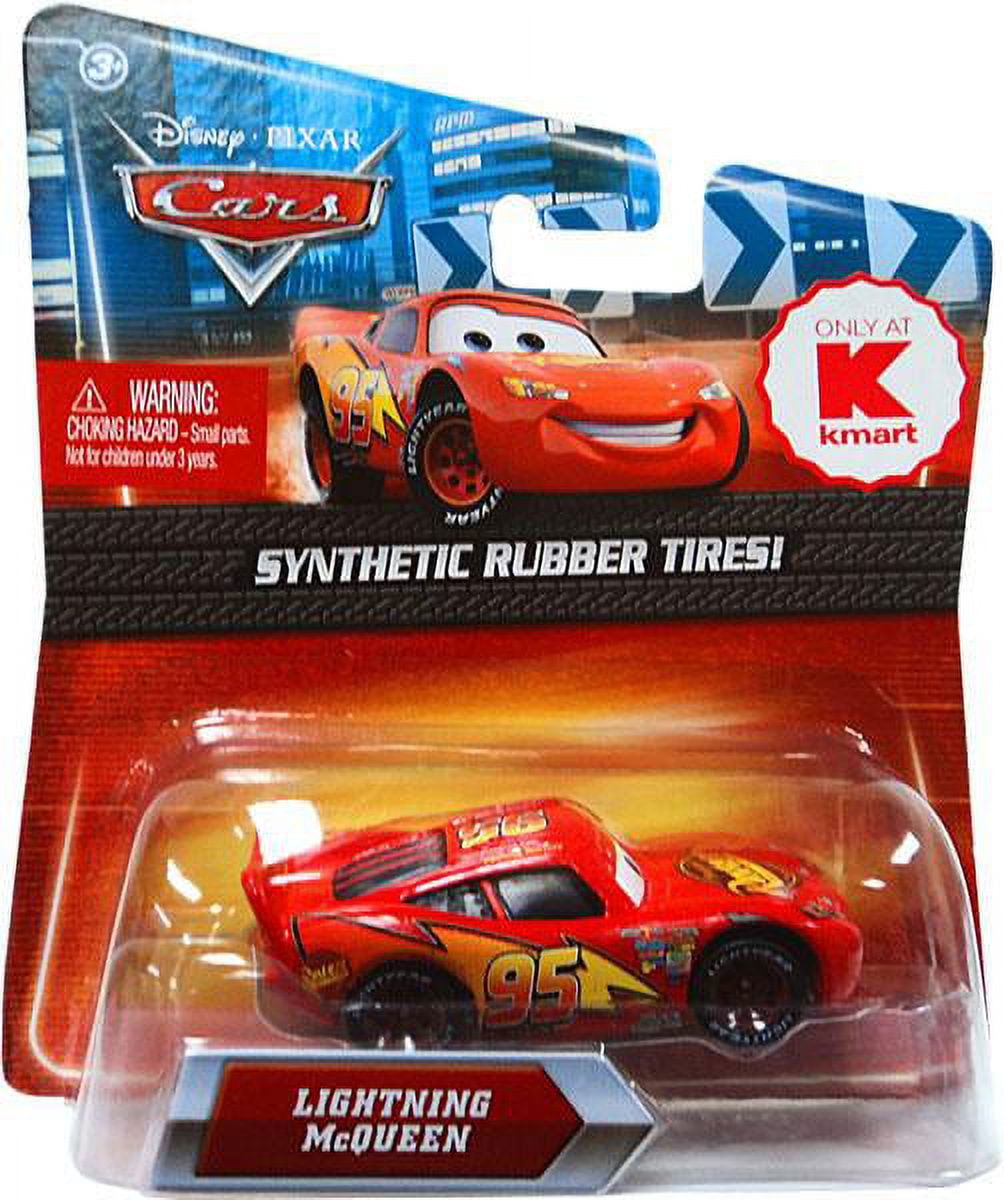 Disney Cars Synthetic Rubber Tires Lightning McQueen Diecast Car [Rust ...