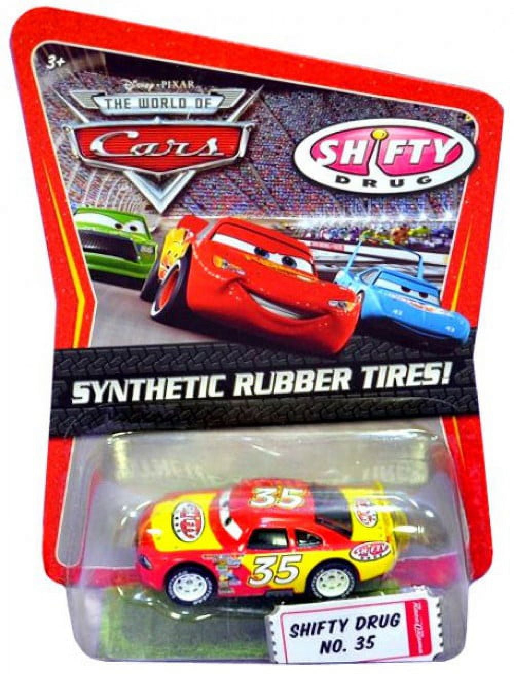 Disney Cars Synthetic Rubber Tires Shifty Drug No. 35 Diecast Car ...