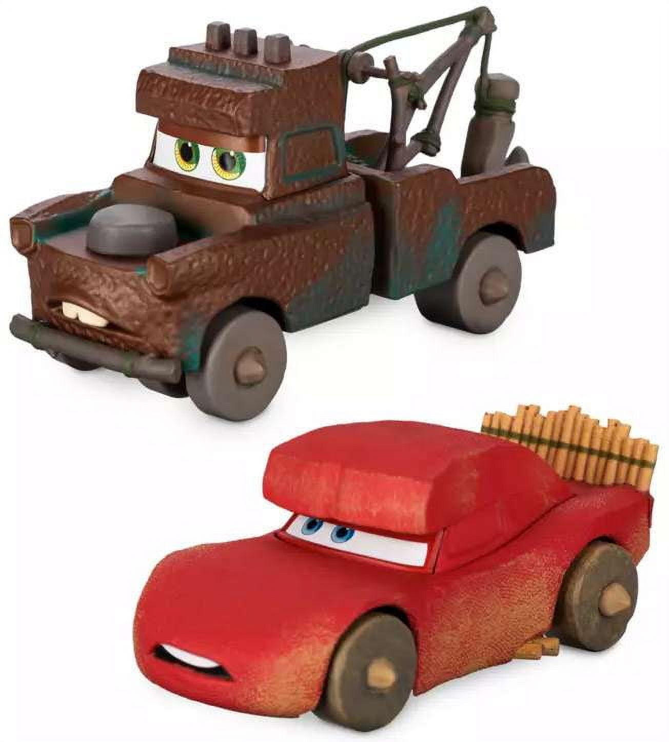 Disney Pixar Cars Lightning McQueen & Mater Diecast Toy Car 2-Pack ...