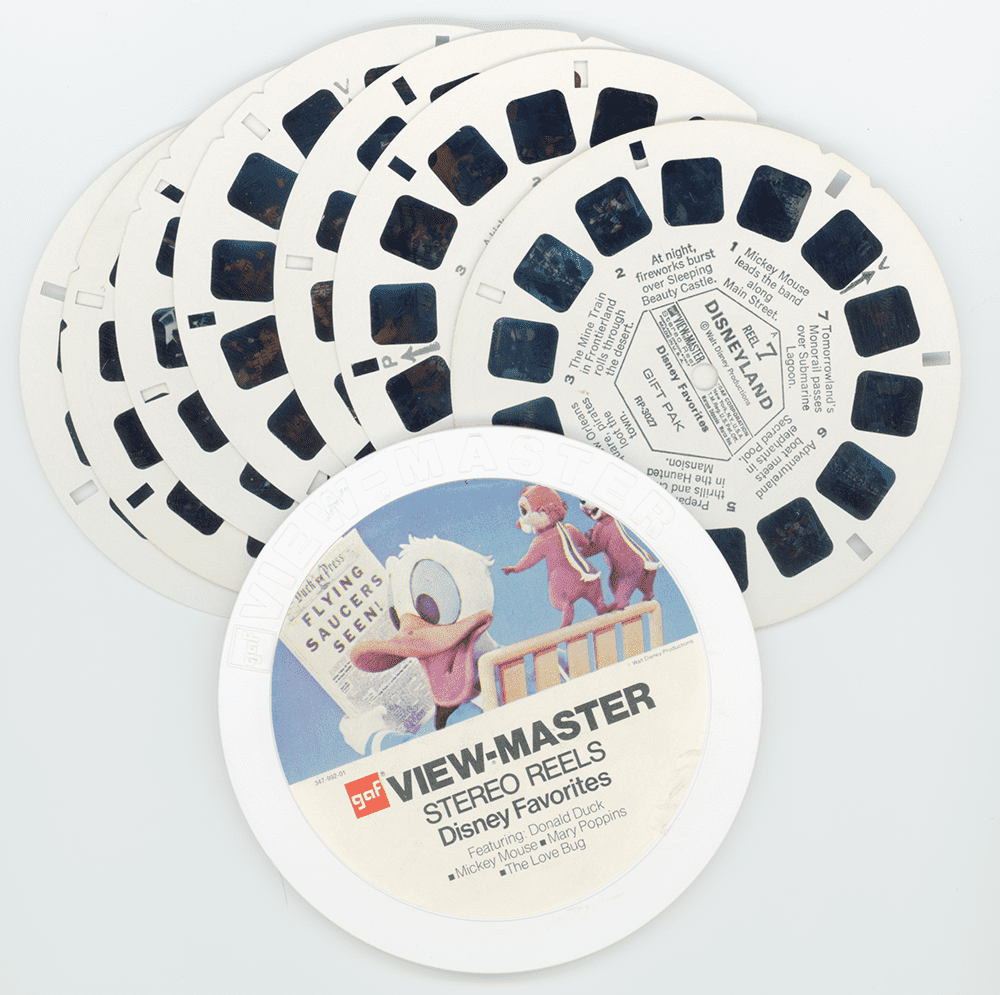 View-Master Vintage Cartoon Favorites 7 3D Reels Plus Storage Case ...