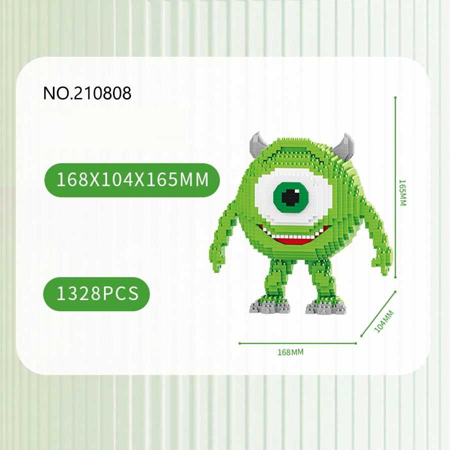Disney Cartoon Children Toys Monsters University Micro Blocks Mini ...