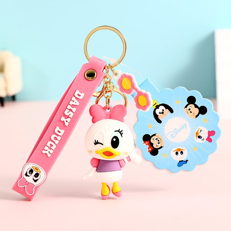 Disney Cartoon Keychains Keyring Key Chain Ring Clip Holder Organizer ...