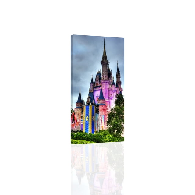 Disney Castle - Canvas OR Print Wall Art - Walmart Business Supplies