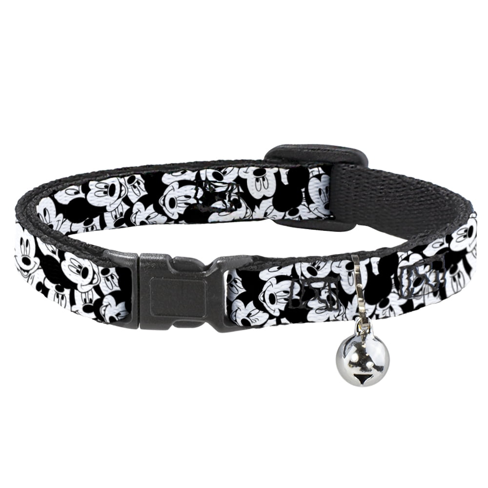 Disney Cat Collar, Breakaway Collar with Bell, Mickey Mouse Expressions ...