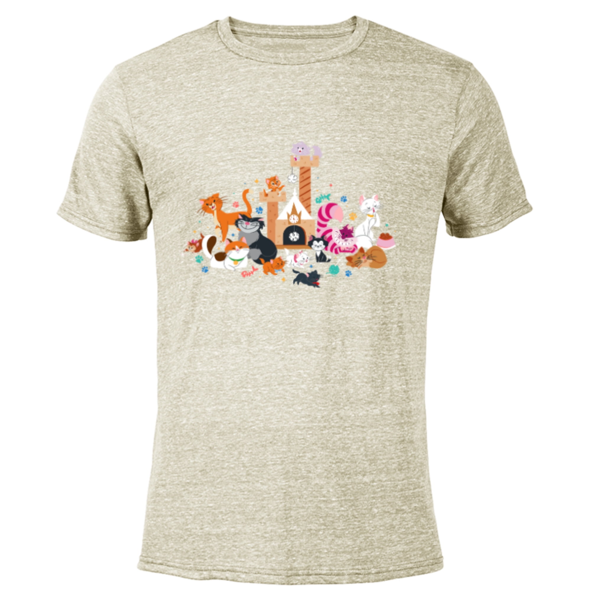 Disney Cats Kitten Friends - Short Sleeve Blended T-Shirt for Adults ...
