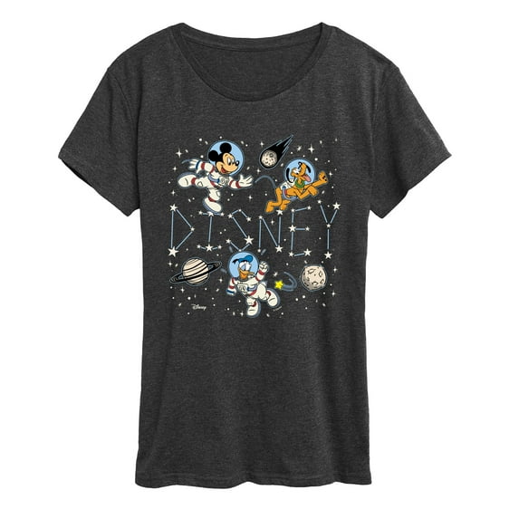 Disney - Celestial Disney Space - Women's Short Sleeve Graphic T-Shirt ...