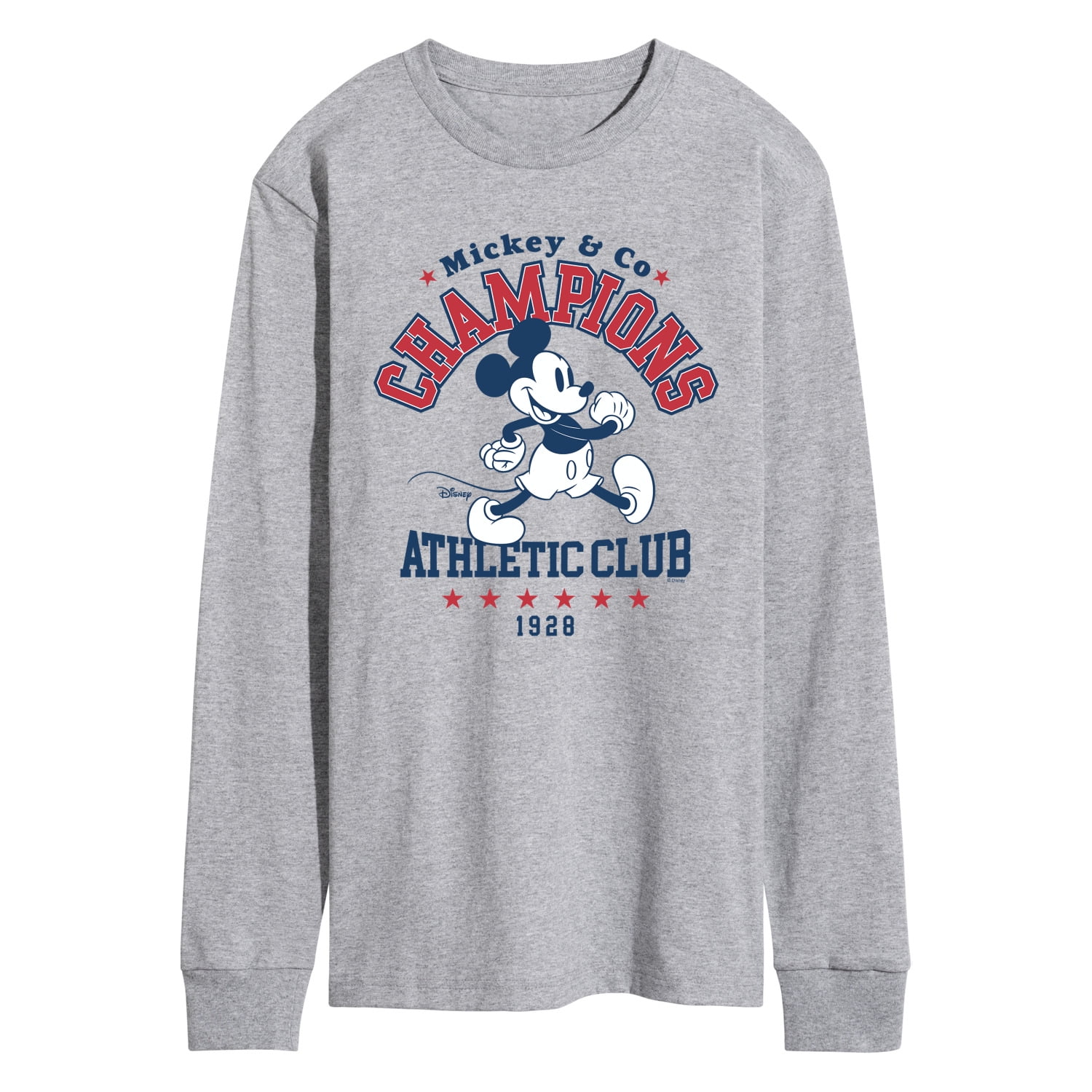 Disney - Champion Mickey - Men's Long Sleeve Graphic T-Shirt - Walmart.com
