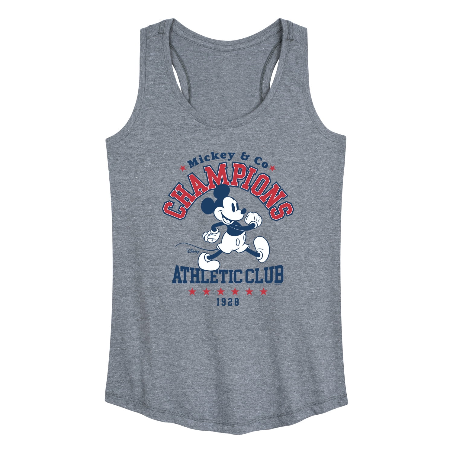 Disney - Champion Mickey - Women's Racerback Graphic Tank - Walmart.com
