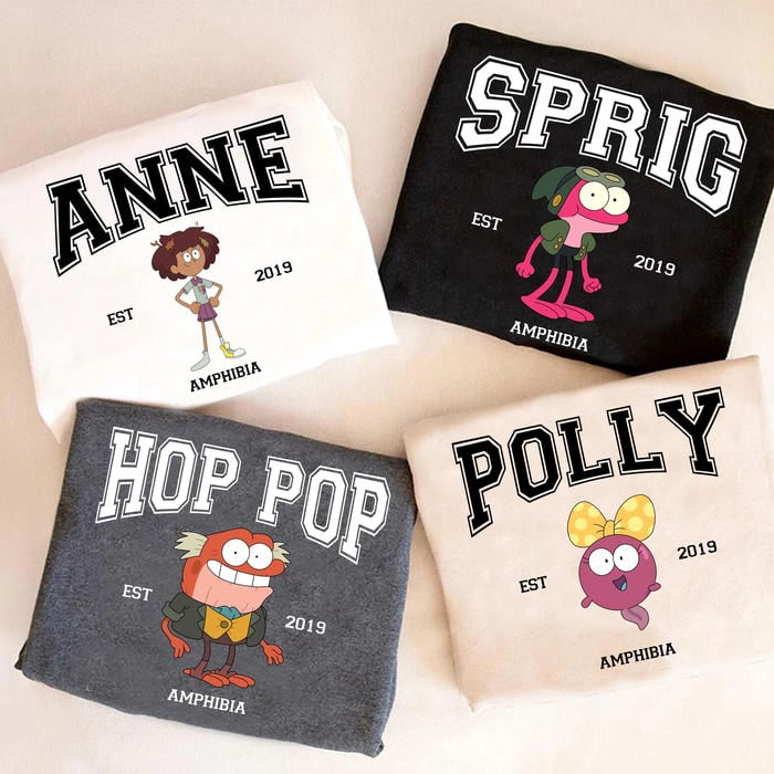 Disney Channel Amphibia Characters Est 2019 Group Shot Vintage Shirt ...