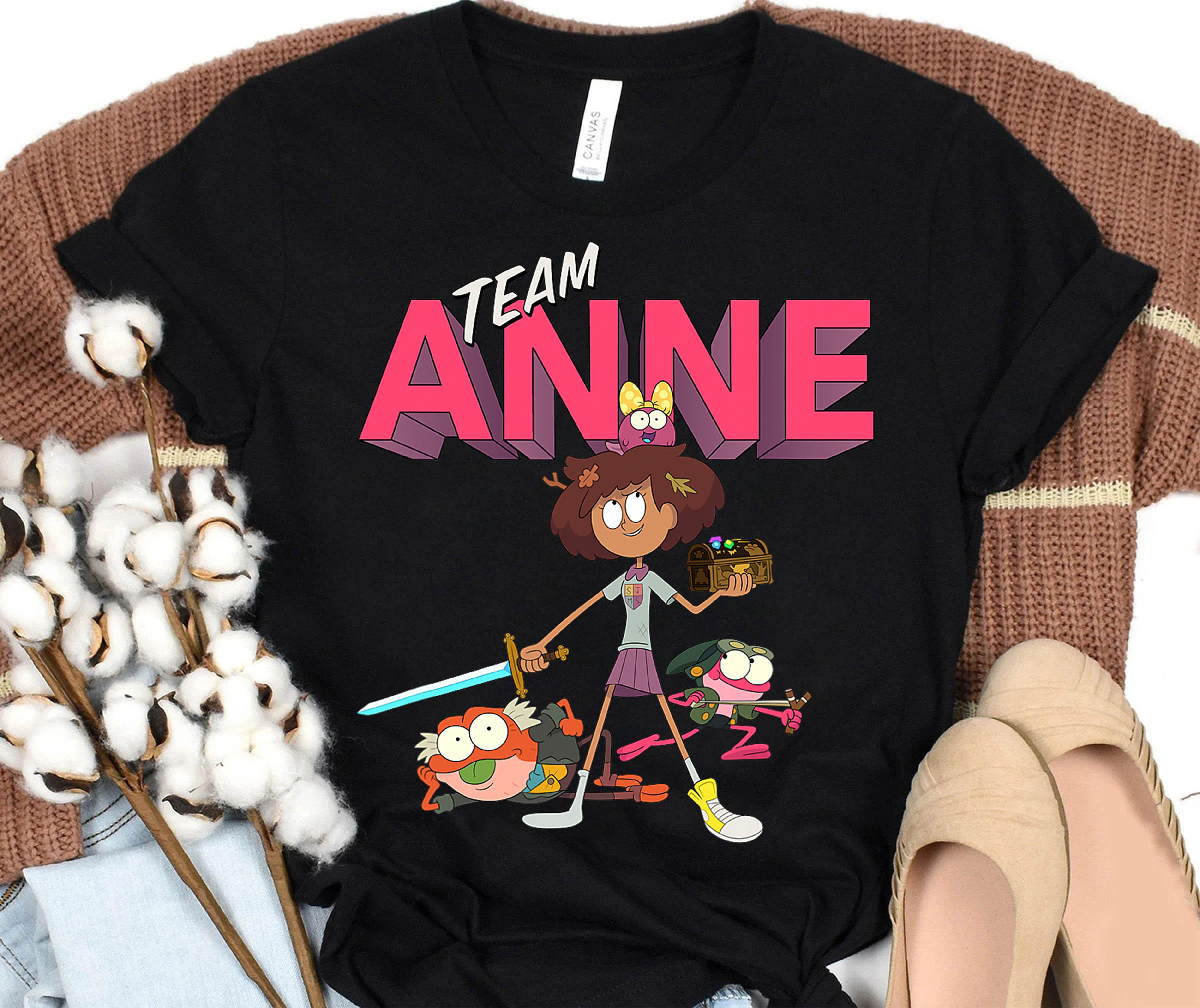 Disney Channel Amphibia Team Anne T-Shirt, Amphibia Shirt, Disneyland ...