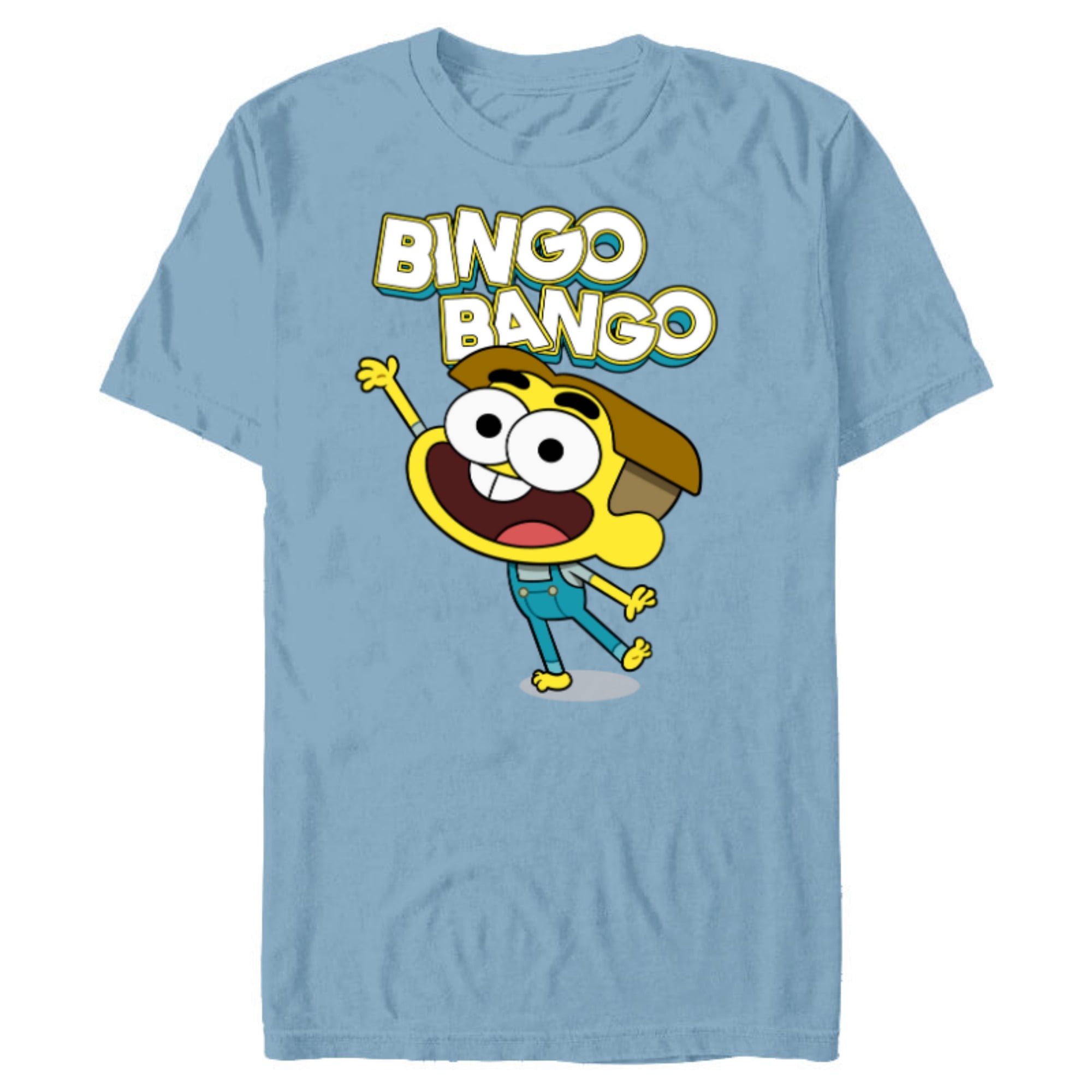 Disney Channel Big City Greens Cricket Bingo Bango - Short Sleeve Blended T-Shirt for Adults ...