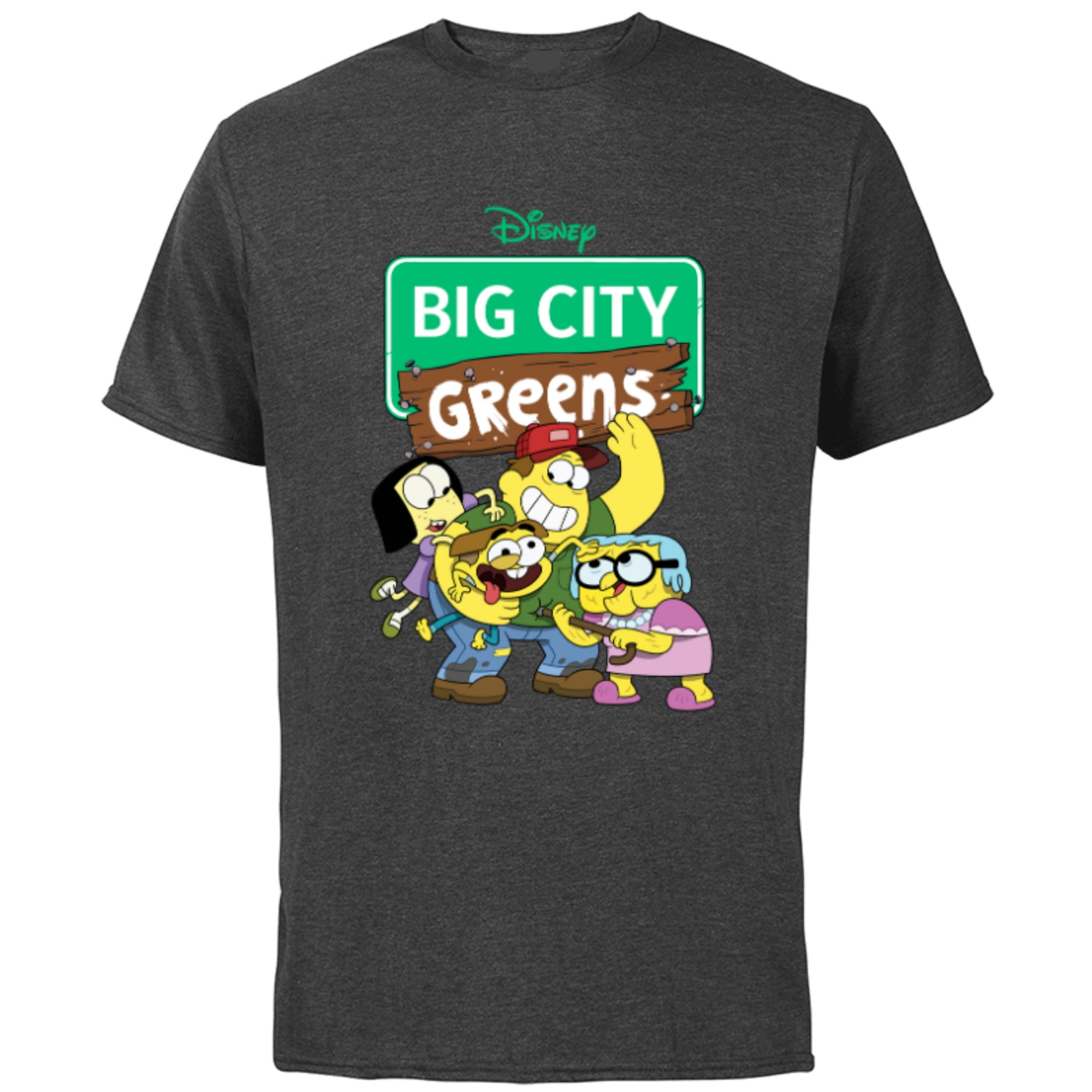 Disney Channel Big City Greens - Short Sleeve Cotton T-Shirt for Adults ...