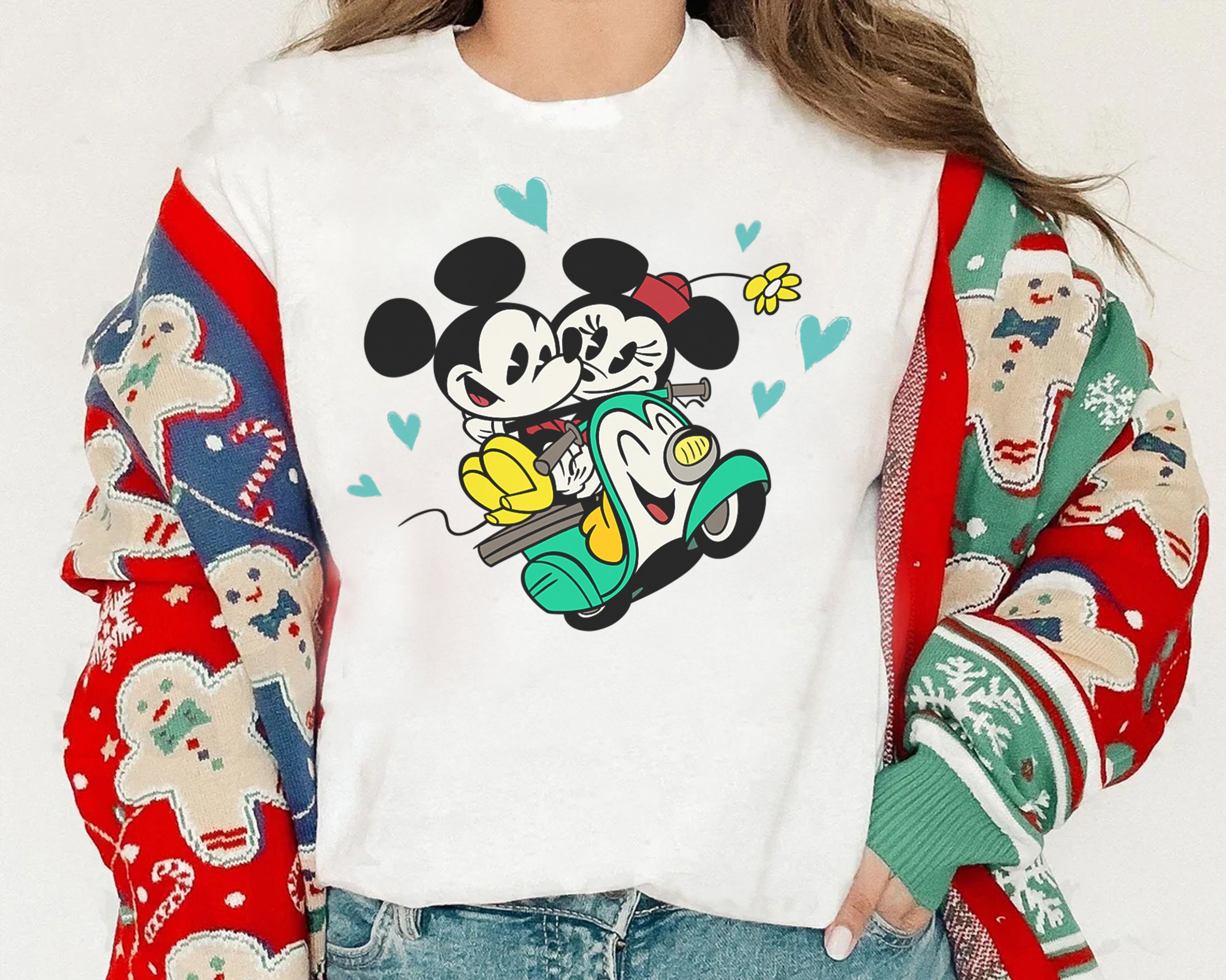 Disney Channel Cute Mickey And Minnie Couple Cartoon Shirt, Mickey And Friends Tee, Magic ...