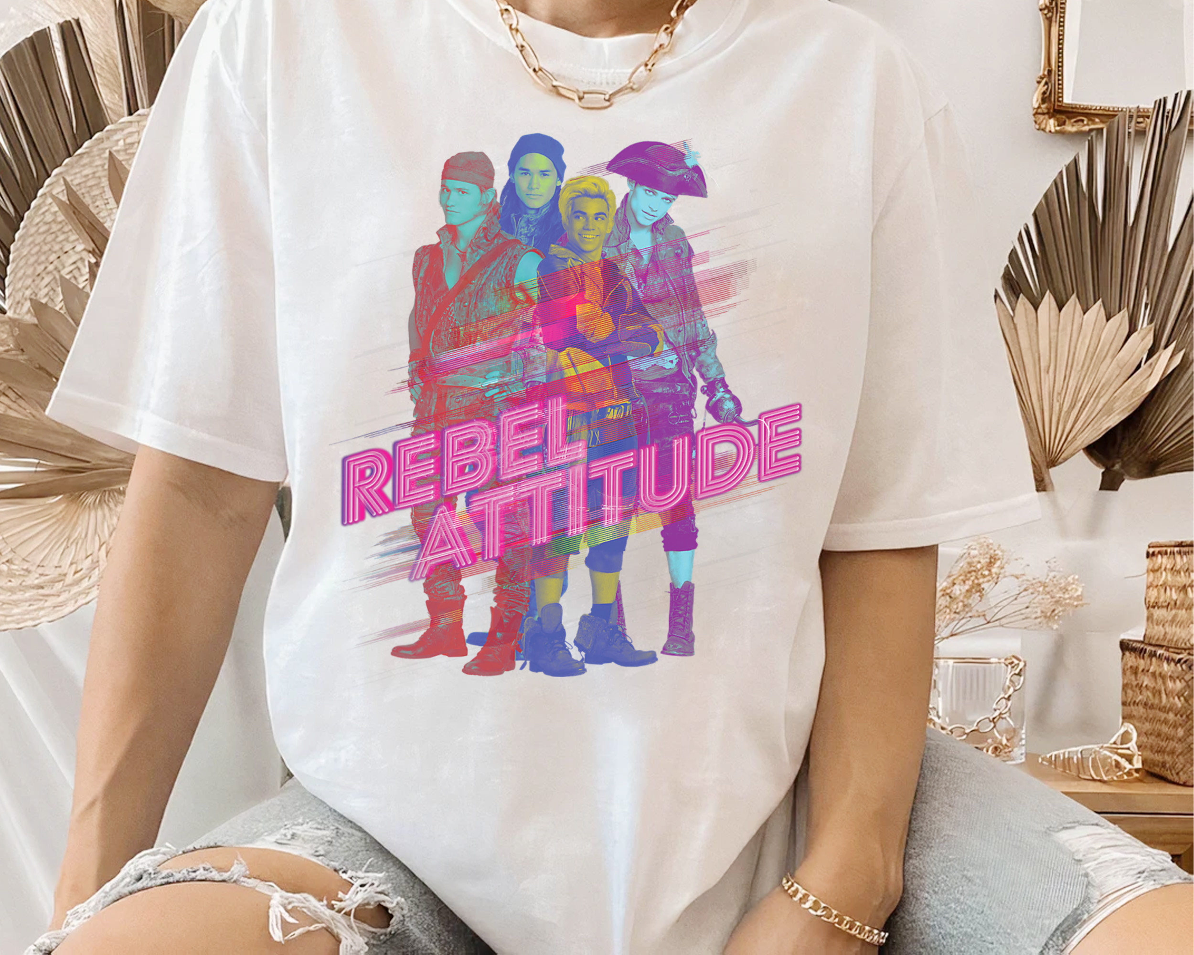 Disney Channel Descendants 2 Male Characters T-Shirt, Carlos Ben Harry ...