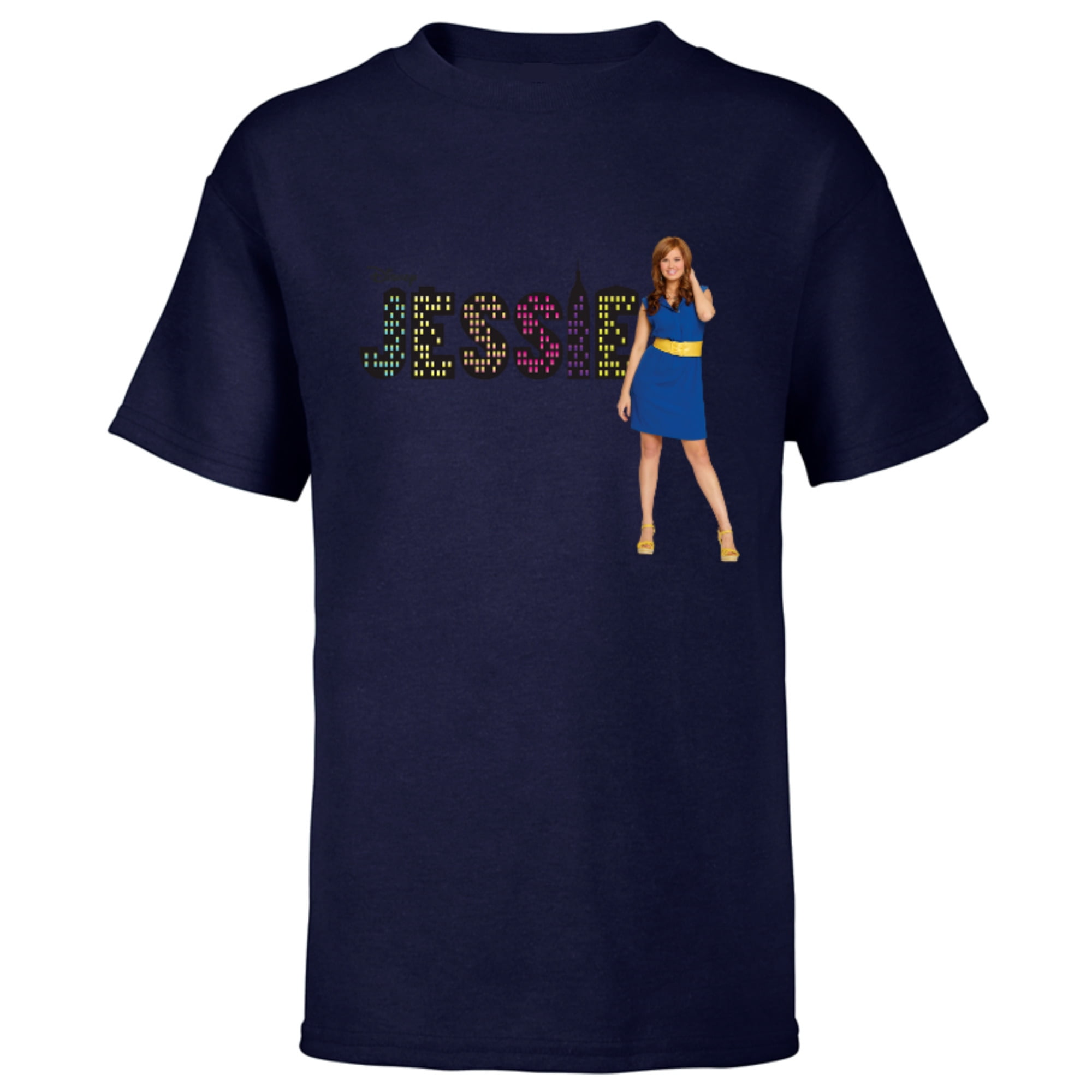 Disney Channel Jessie - Short Sleeve T-Shirt for Kids - Customized-Navy ...