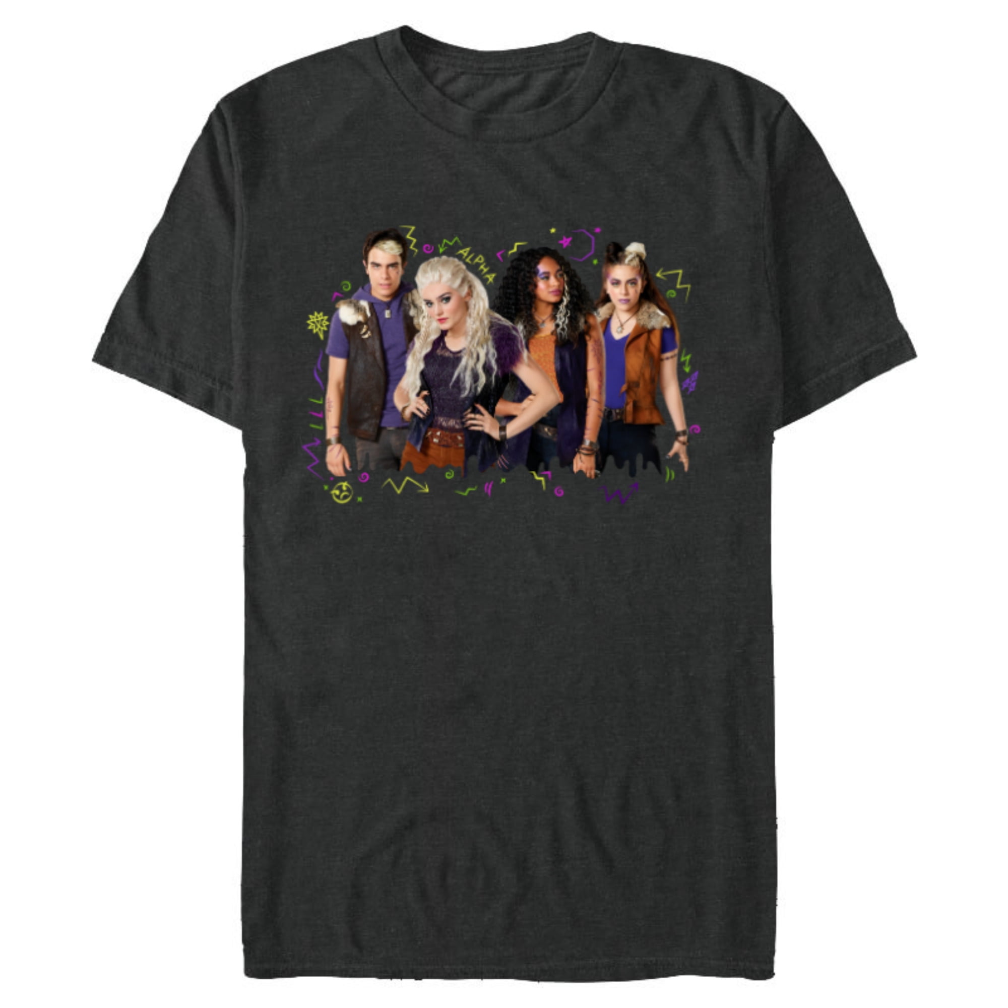 Disney Channel Zombies 2 Addison and Werewolves - Short Sleeve Blended ...