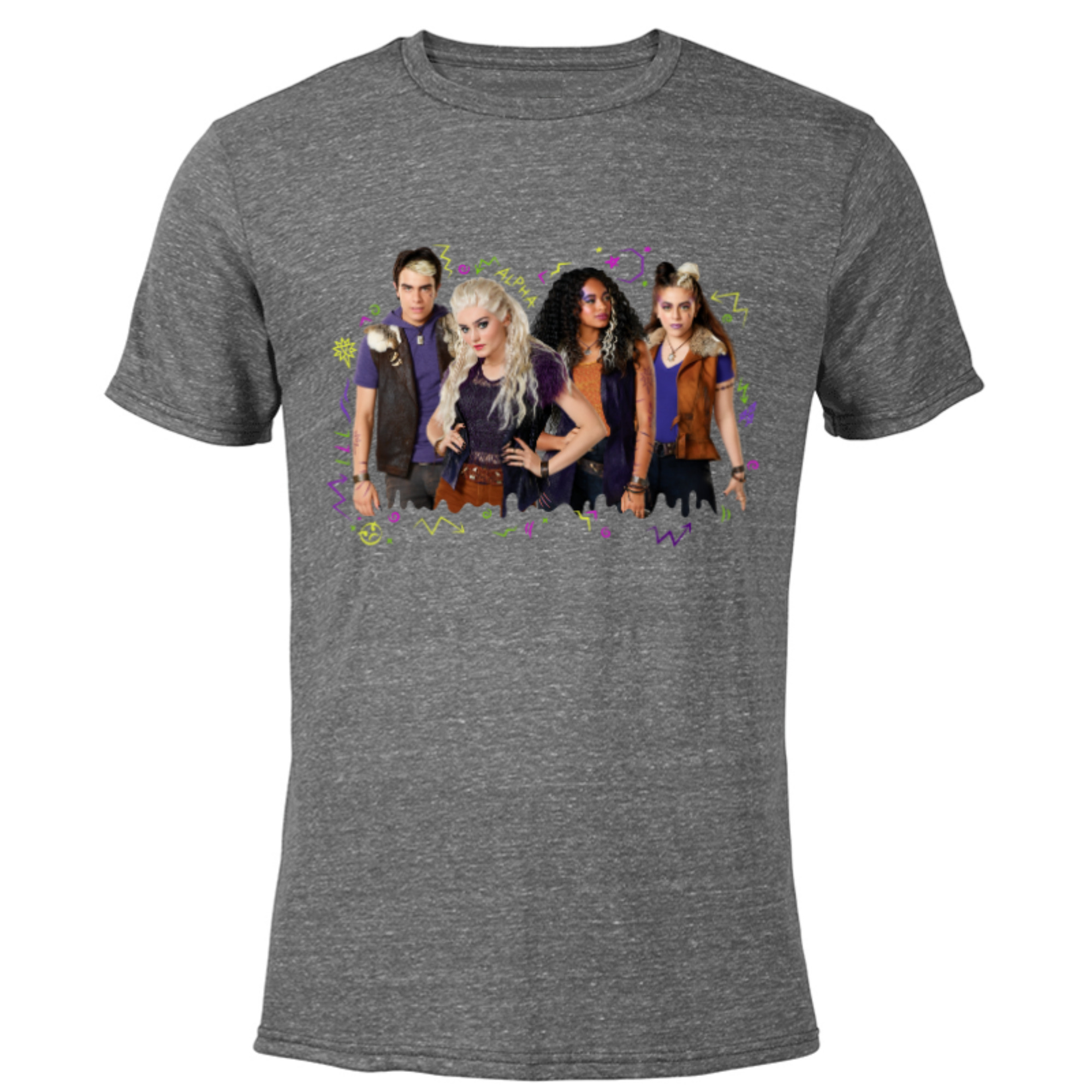Disney Channel Zombies 2 Addison and Werewolves - Short Sleeve Blended ...