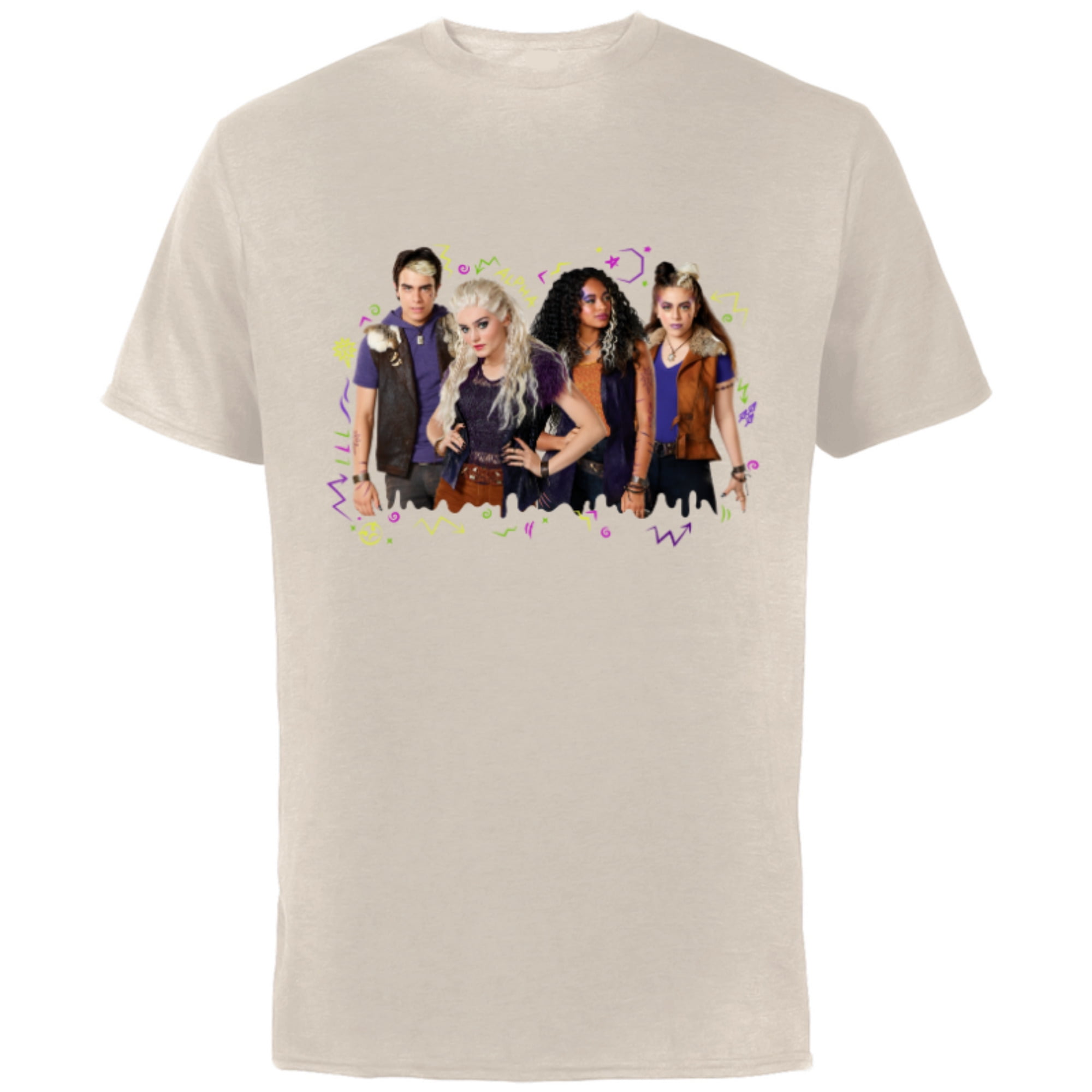 Disney Channel Zombies 2 Addison and Werewolves - Short Sleeve Cotton T ...
