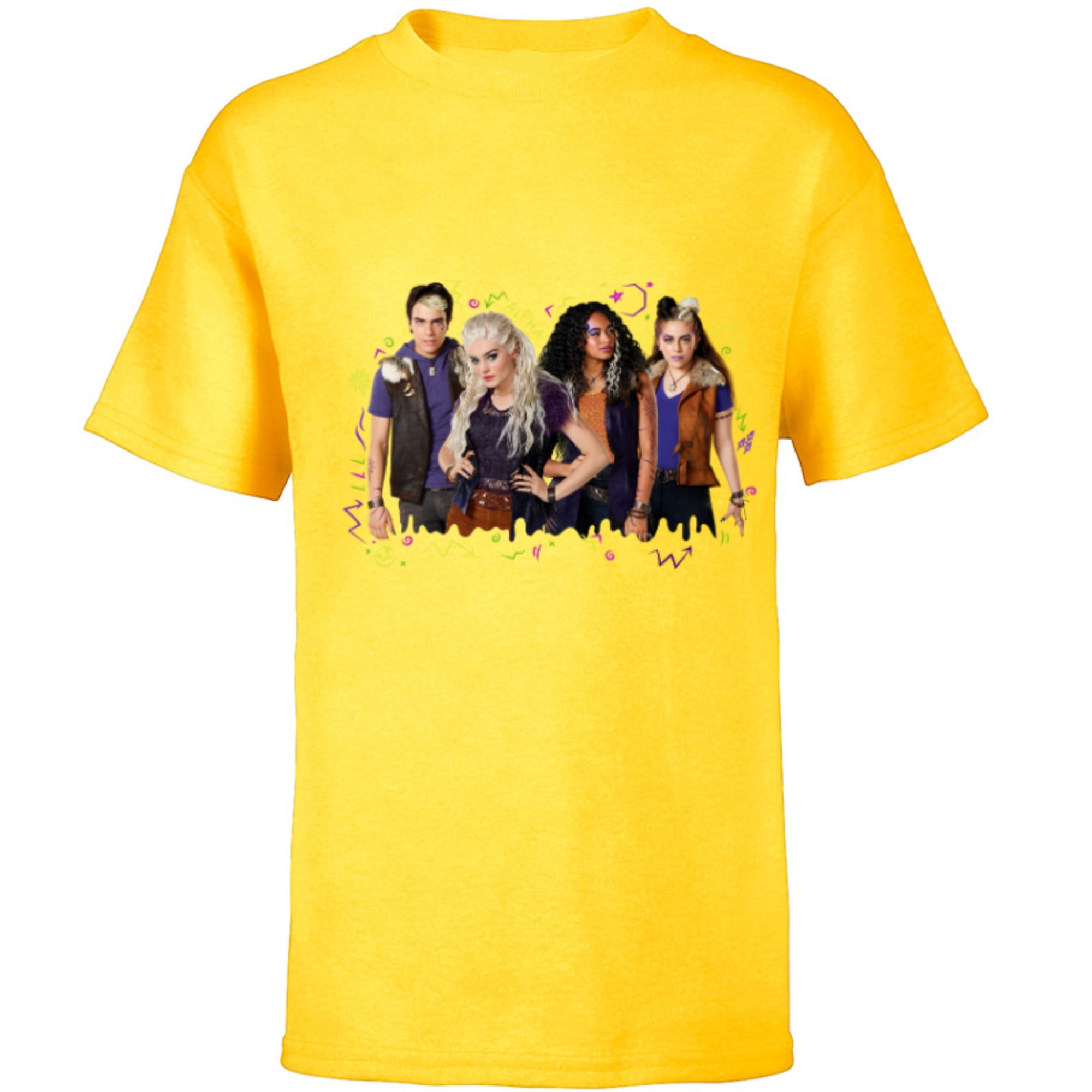 Disney Channel Zombies 2 Addison and Werewolves - Short Sleeve T-Shirt ...